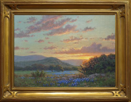 Vision of Tranquility 9x12 oil painting - William "Byron" Hagerman-Artist
